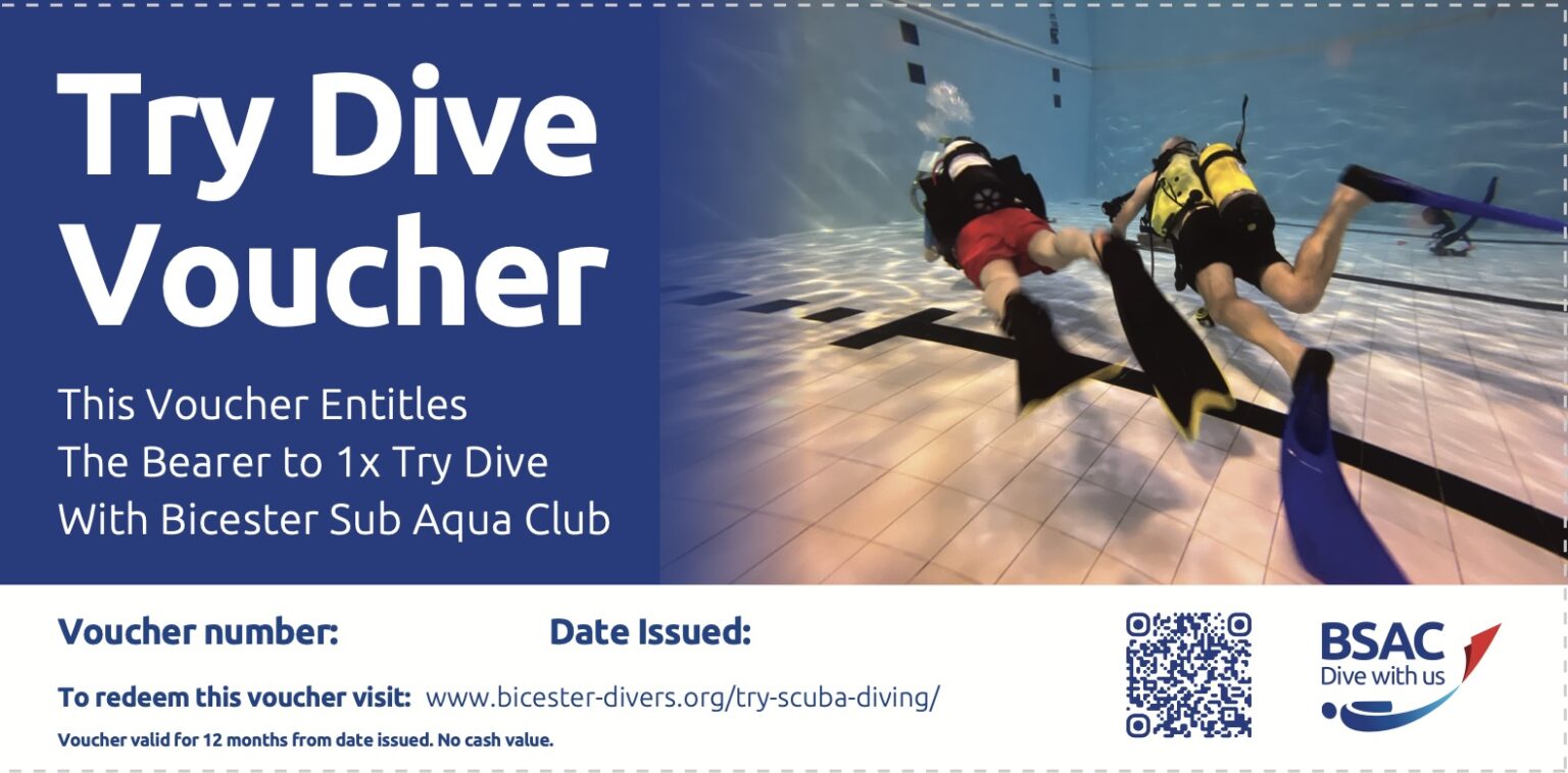 Try Dive vouchers available - a great gift for family or friends ...